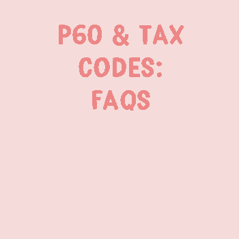 P60s and tax codes: FAQs